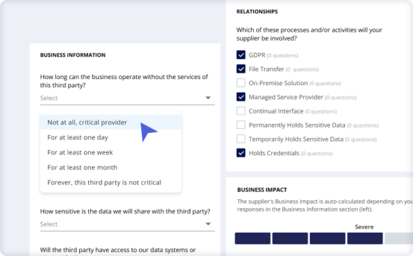 Third-Party Mgmt Cybersecurity Questionnaires | Panorays