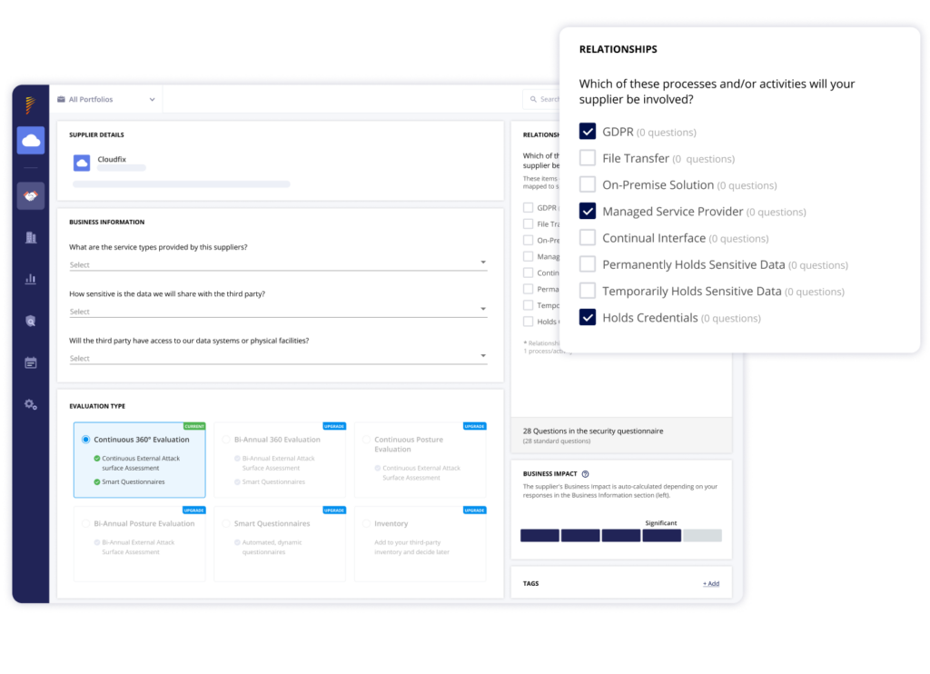 Third-Party Mgmt Cybersecurity Questionnaires | Panorays