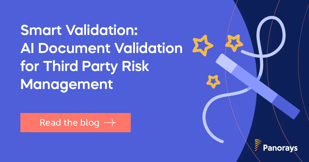 Smart Validation: AI Document Validation for TPRM