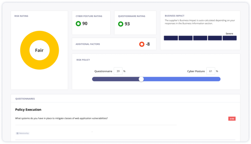 Compare Panorays vs. SecurityScorecard | Panorays
